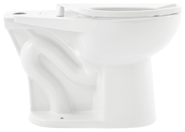 Sirene Floor-Mounted Comfort Height Commercial Elongated Top Flush Spud ...