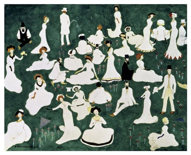 "Recovery of a Society" Digital Paper Print by Kazimir Malevich, 18"x15 ...