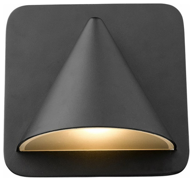 11W 1 LED Outdoor Wall Mount in Traditional Style - 6.25 Inches Wide by ...