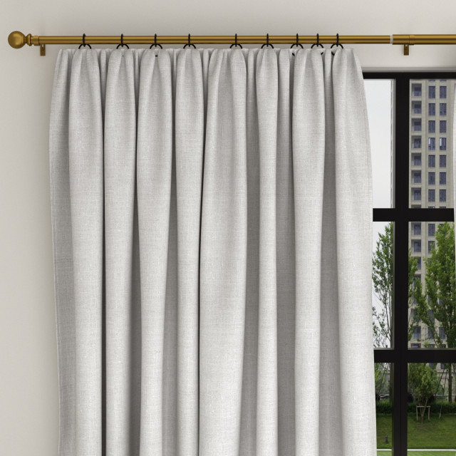 Telescopic Drapery Treatment Window Curtain Rod Circular Design Gold ...
