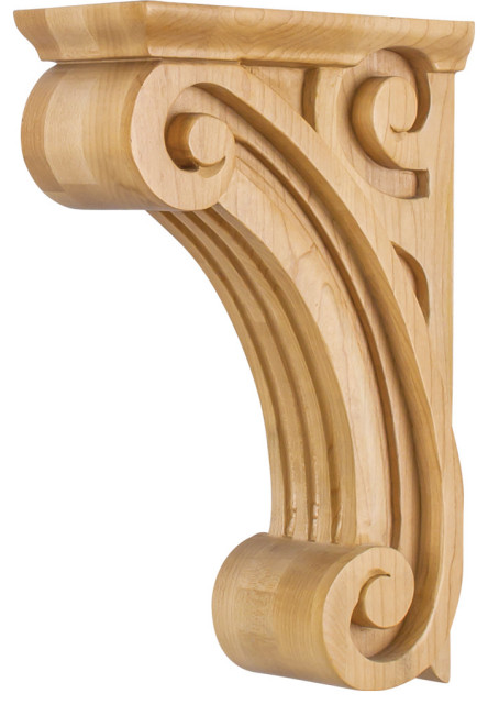 Hardware Resources COR4-1 Corbel, Natural Maple - Traditional - Corbels ...