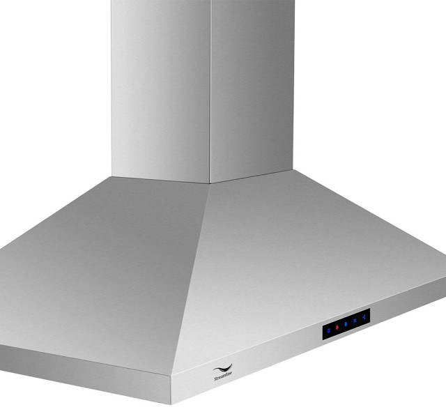 36'' Streamline S-240-ISBFL-36 Ducted Island Kitchen Range Hood ...