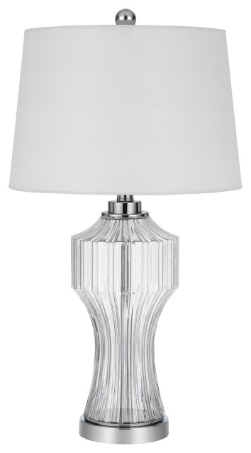 Reston Column Glass Table Lamp - Transitional - Table Lamps - by ...
