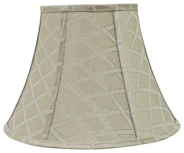 30222 Bell Shaped Spider Lamp Shade, Off White, 13" wide, 7"x13"x9 1/2 ...