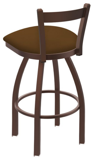 Holland Catalina 821 25" Swivel Counter Stool - Bronze/Canter Thatch ...
