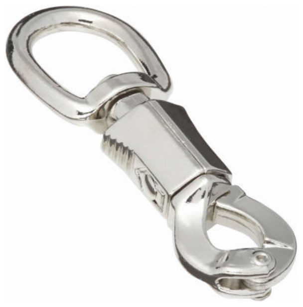National Hardware® N222-984Panic Snap Round Swivel Eye, Nickel, 1" x 4 ...