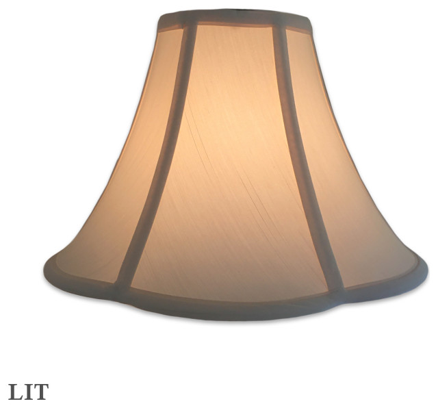 Royal Designs Bottom Outside Scallop Bell Lamp Shade, 6x13x9.5 ... Royal Designs Bottom Outside Scallop Bell Lamp Shade, 6x13x9.5 ...
