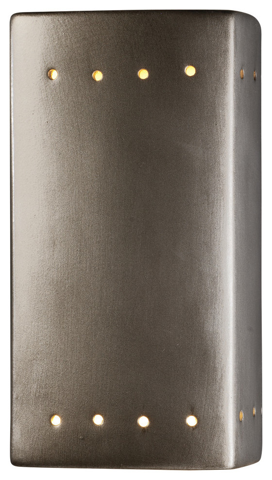 Ambiance Small Rectangle, Open Top/Bottom Sconce - Modern - Outdoor ...