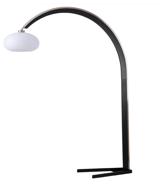Vaulted Arc Floor Lamp by Peter Morelli - 86", 1968 design, Satin ...