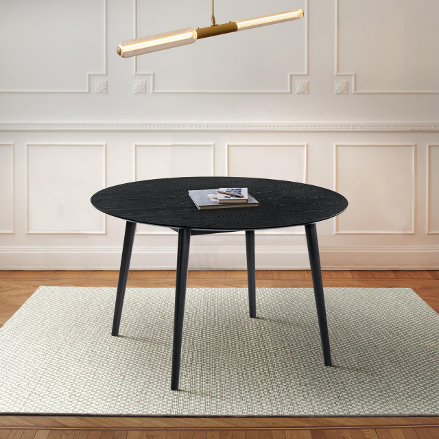 Arcadia Round Dining Table, 48" - Midcentury - Dining Tables - by Armen Living | Houzz