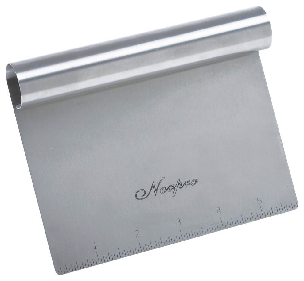 Norpro Stainless Steel 6 Inch Chopper/Scraper - Transitional - Pastry ...