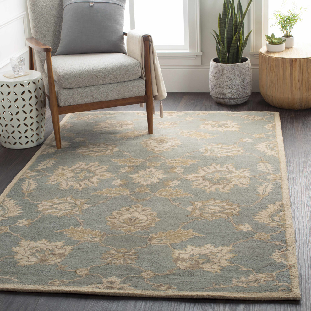 Lewisville, 8' x 10' Oval - Traditional - Area Rugs - by Hauteloom | Houzz
