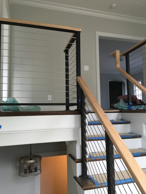 Mid-century Modern Staircase and railing System - Midcentury ...
