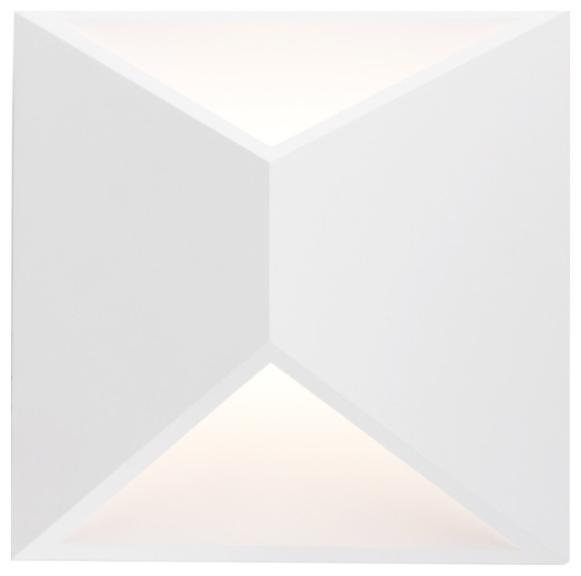 Indio Exterior Wall Lamp, White, 7x3x7 - Modern - Outdoor Wall Lights ...