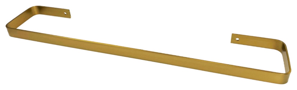 24" Fixture Mounted Towel Rack, Gold - Contemporary - Towel Bars - by ...