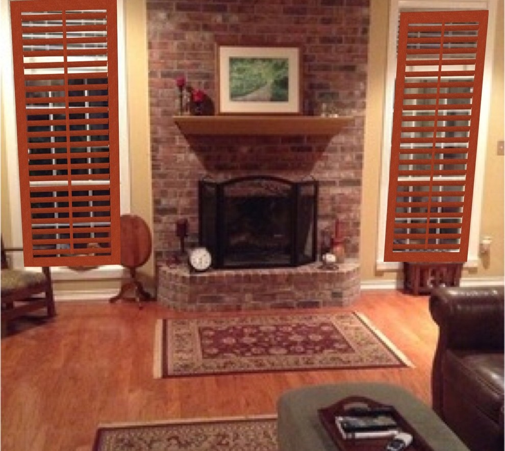 Window treatments for very tall narrow windows in Great Room.