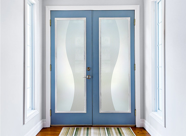 Pantry Door - Divise Stripes - Primed - 28" x 80" - Book/Slab Door, 28 ...