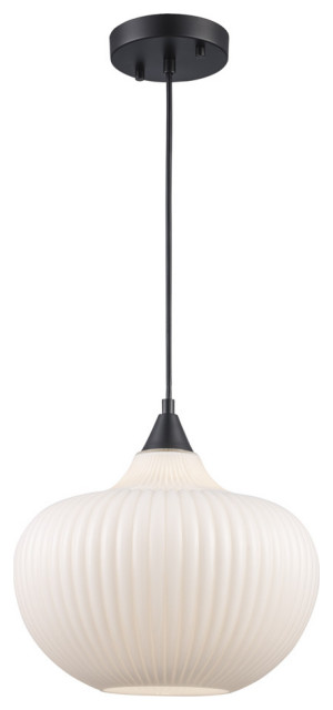 One Light Pendant, Black - Transitional - Pendant Lighting - by ...