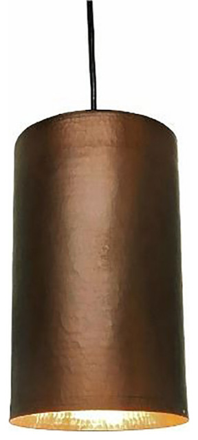 Copper Tube Pendant Light in Café Natural - Traditional - Pendant ...