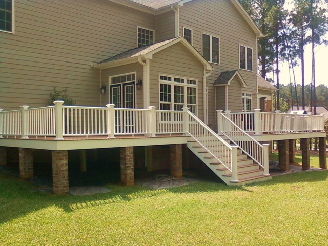 Custom Composite Deck on Brick Piers - Exterior - Richmond - by Add A ...