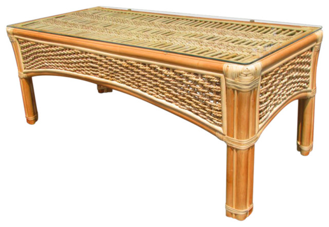 Spice Island Coffee Table, Natural - Tropical - Coffee Tables - by ...