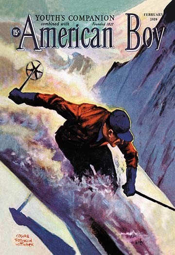 American Boy, February 1939, 12" x 18" - Traditional - Prints And ...