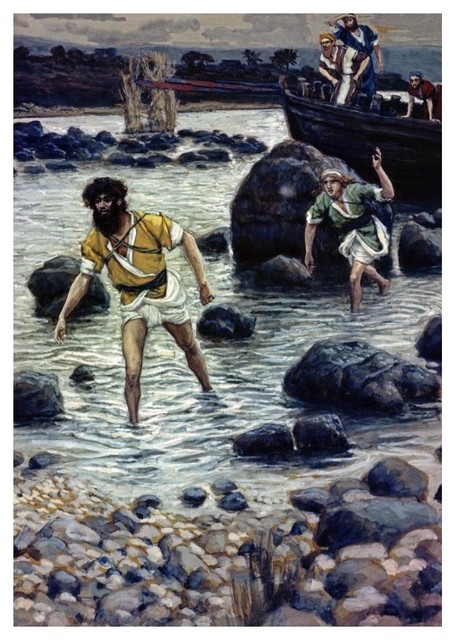 "The Calling of James and John" Digital Paper Print by James Tissot, 17 ...
