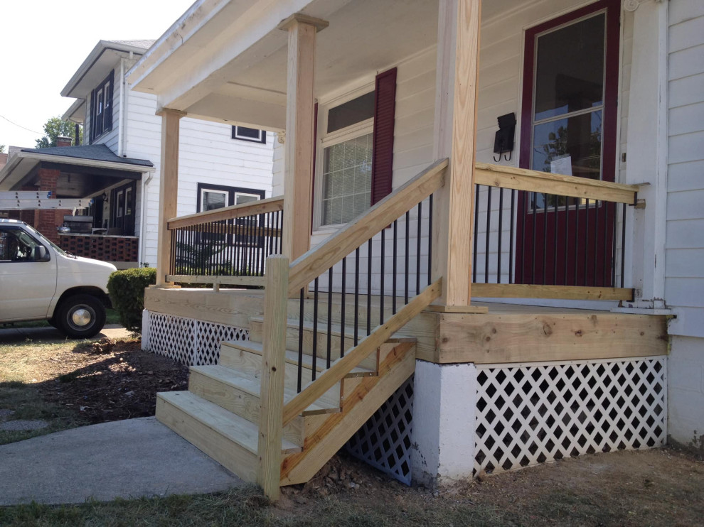Porch Rebuild - Traditional - Porch - Cincinnati - by All Around Joe ...