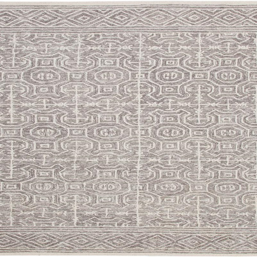 Abacasa Everest Chione Gray and Ivory Area Rug - Contemporary - Area ...