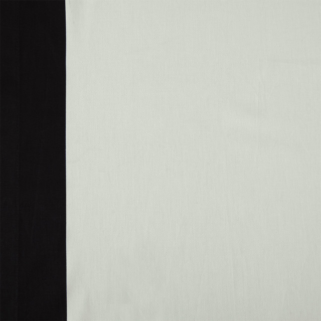 Pleated Vertical Colorblock Curtain Single Panel, 25"x120 ...