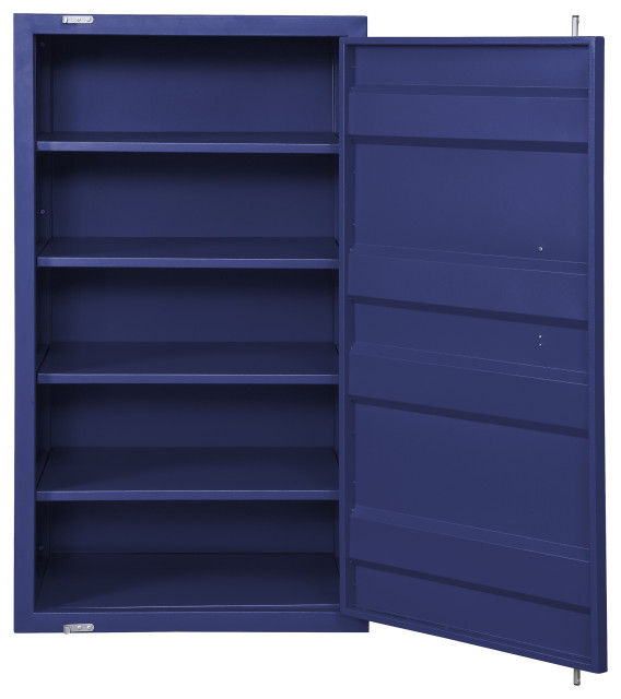 ACME Cargo Chest With 1 Door, Blue - Contemporary - Accent Chests And ...