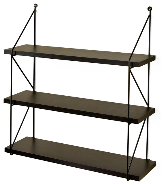 3-Tier Display Wall Shelf Storage Rack Wall Rack Holder Rack ...