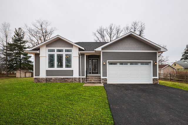 Single Story Custom Craftsman Style Home - Craftsman - Exterior - New ...