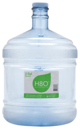H8O Polycarbonate 2 Gallon Water Bottle With Handle and 48mm Cap ...