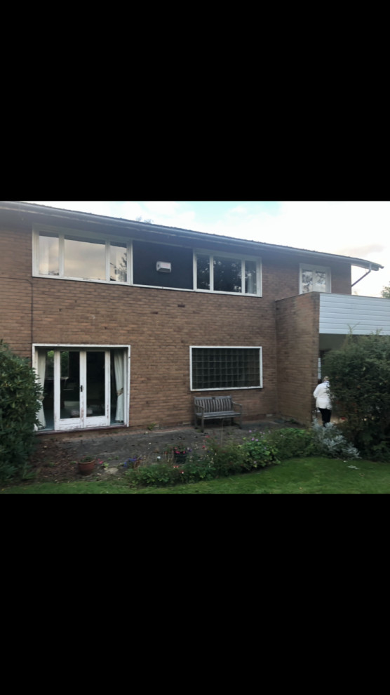 ‘Off white render’?!? With stone? | Houzz UK