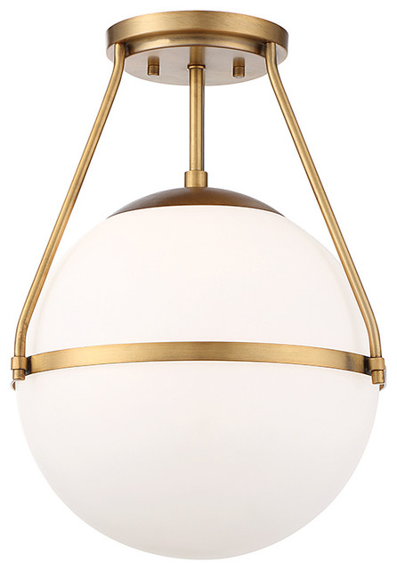Beautiful Things Lighting Costiero 1 Light Semi Flush 42002 ...