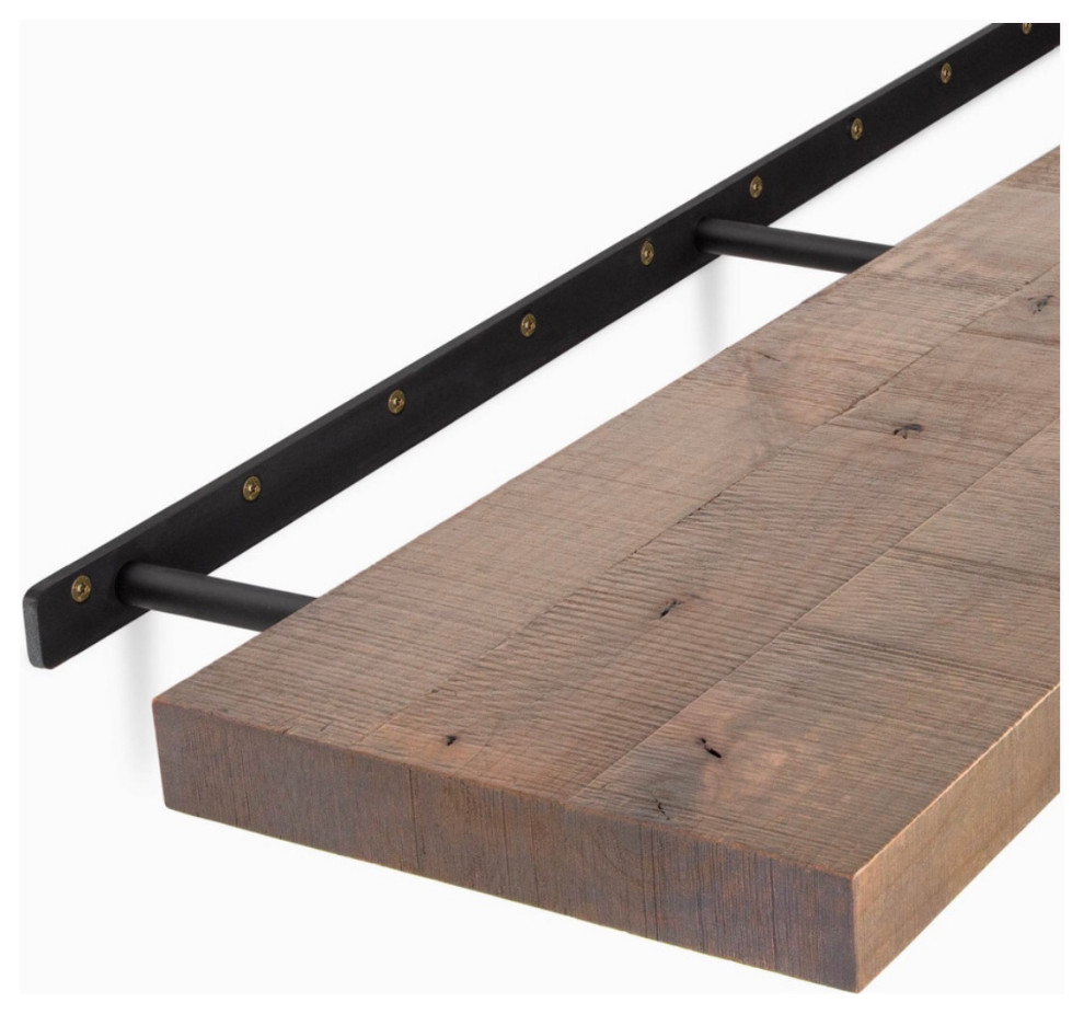 Best method to secure a floating shelf to the bracket? | Houzz Forum