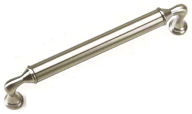 192mm Kensington Pull - Brushed Satin Nickel - Traditional - Cabinet ...