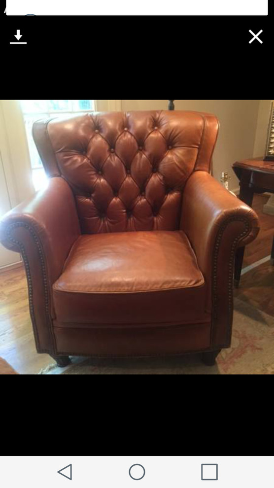 Smelly Leather Chair
