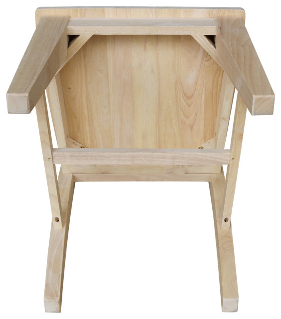 Canyon Collection Set of Two Double X- Back Chairs - Transitional ...