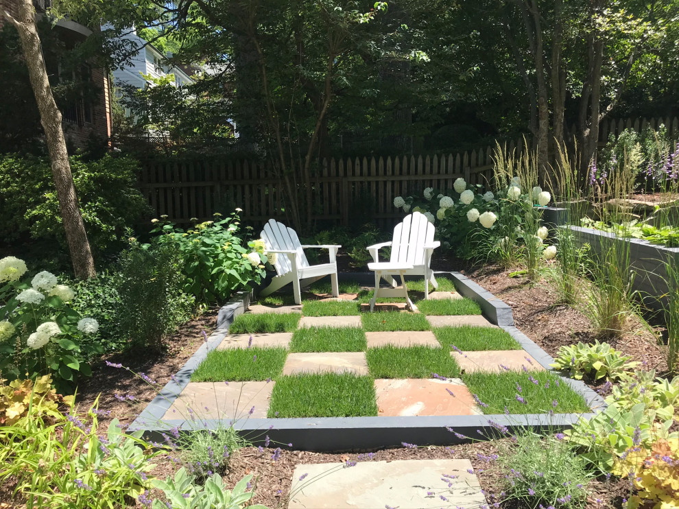 Provence Style Backyard in Bethesda, Maryland - French Country ...