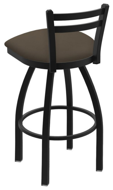 Holland Jackie 411 25" Swivel Counter Stool - Black/Canter Earth ...