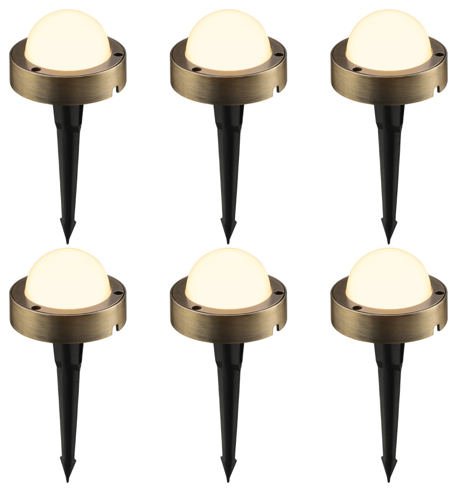 6-Pack LED 4.5W Low Voltage Landscape Light 2700K Soft White ...