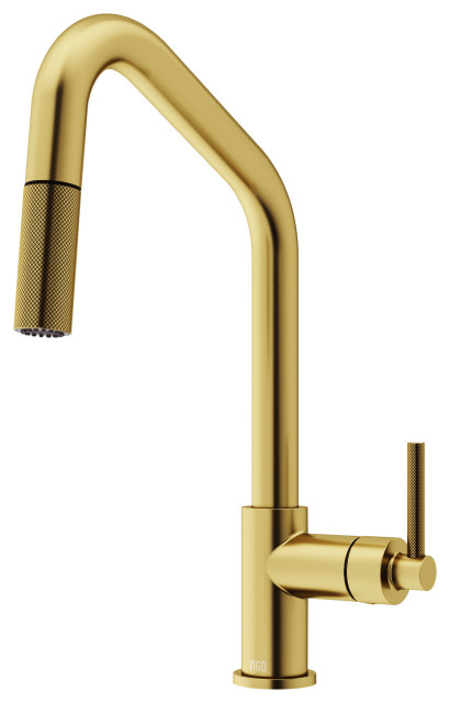 Utopia Single Handle Pull-Down Sprayer Kitchen Bar Faucet in Matte ...