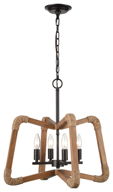 Pascal 21'' Wide 4-Light Pendant - Beach Style - Pendant Lighting - by ...