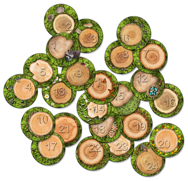 Flagship Carpets VA1003-S24FS 16" Set Of 24 Counting Seating Stumps ...