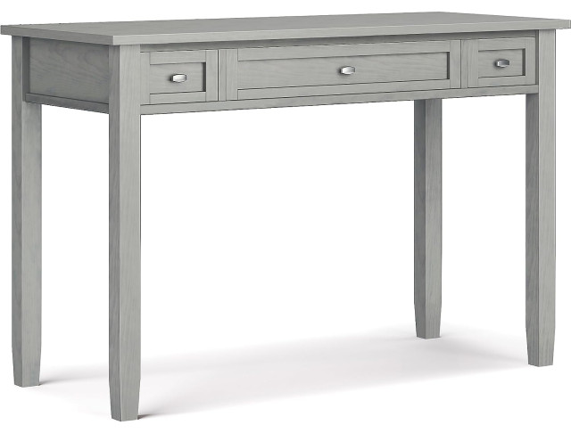 Console Table, Hardwood Legs With Storage Drawers & Pull Handles ...