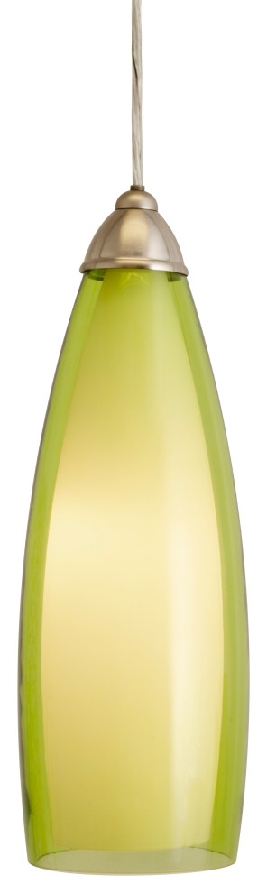 Enzo 5" Pendant, Green - Contemporary - Pendant Lighting - by Buildcom ...