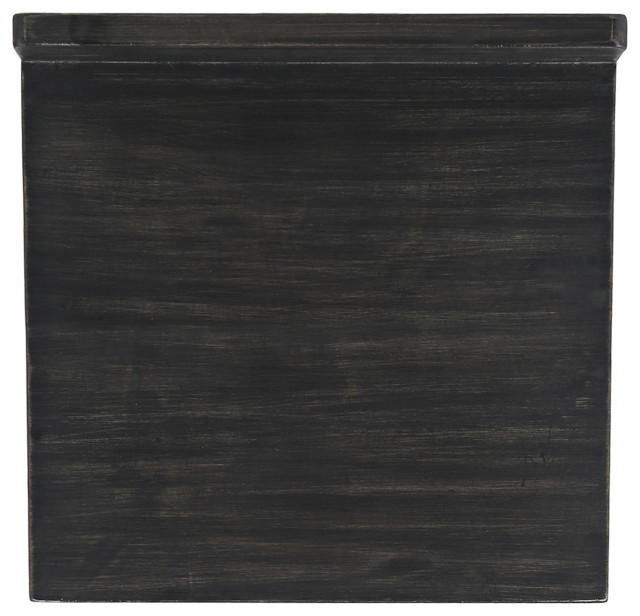 GDF Studio Hazel Indoor Acacia Wood Bar Stools With Iron Legs, Set of 2 ...