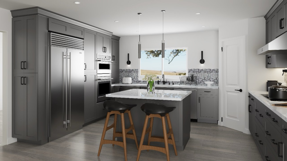 Thoughts on a square 4'x4' kitchen island? | Houzz Forum